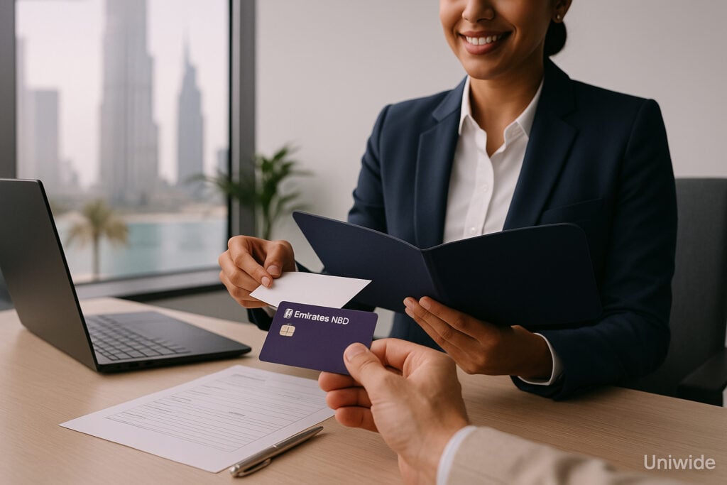 Opening an Emirates NBD personal bank account in Dubai with one day on ...